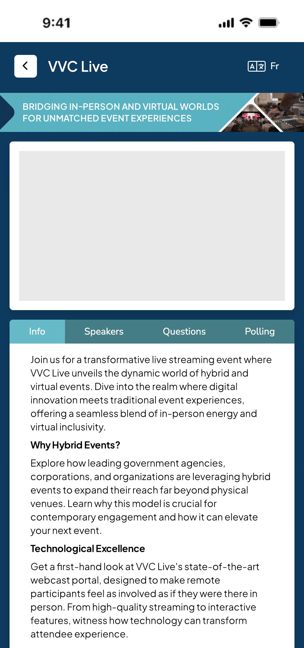 VVC Live – Audio Visual • Live Steaming • Event Staging